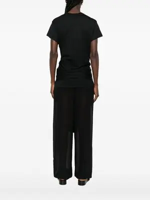 TOTEME Cotton Blend Tie-waist Top - Multicolor