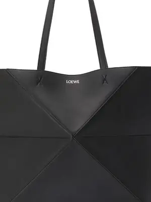 Loewe Puzzle Fold Large Leather Tote - Multicolor