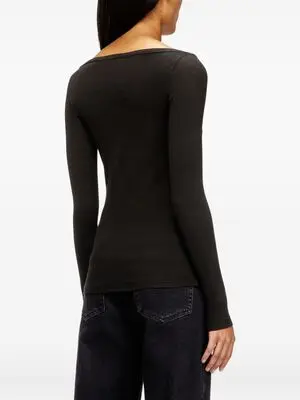 DIESEL® Ribbed Logo Top - Multicolor