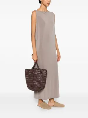Issey Miyake Sleeveless Bateau Neck Dress