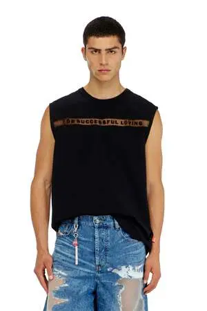 DIESEL® For Successful Loving" Devoré Tank Top