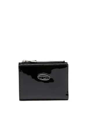 DIESEL® Small Wallet In Glossy Leather - Black