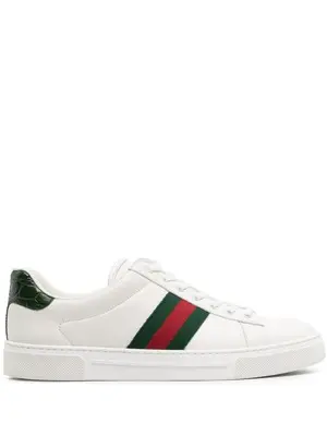 Gucci Ace Leather Sneakers - Multicolor