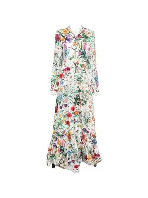 Gucci Printed Silk Dress - Multicolor