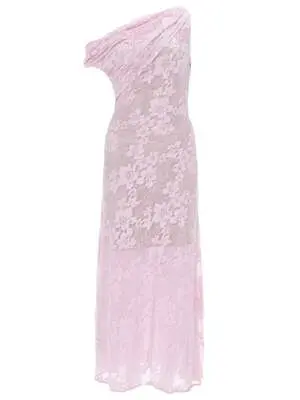 SELF-PORTRAIT Lace Midi Dress - Pink