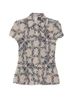 Loewe Cotton Blend Printed Shirt - Multicolor
