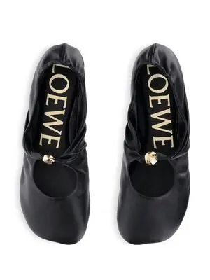 Loewe Pebble Leather Ballerina Flats - Multicolor