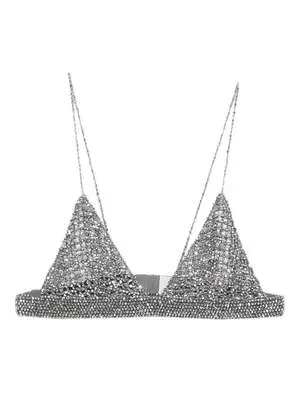 GOLDEN GOOSE Embellished Triangle Cup Top - Multicolor