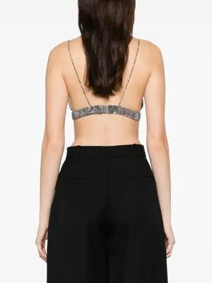 GOLDEN GOOSE Embellished Triangle Cup Top