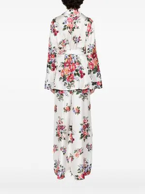 Dolce & Gabbana Floral Print Silk Shirt - Multicolor