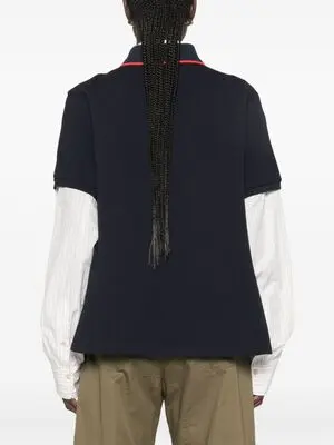Loewe Anagram Embroidered Cotton Polo Shirt - Multicolor