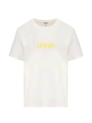 Loewe Logo Cotton T-shirt - Multicolor