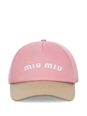 Miu Miu Logo Baseball Cap - Multicolor
