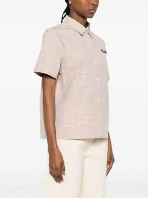 Miu Miu Checked Cotton Shirt