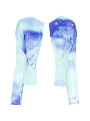 Issey Miyake Pleated Cardigan - Multicolor