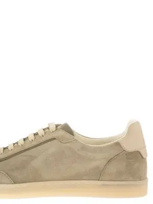 Brunello Cucinelli Lightweight Suede Lace-up Trainers - Multicolor