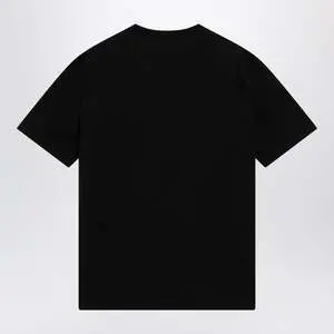 Valentino Garavani Cotton T-shirt With Vlogo Embroidery - Black