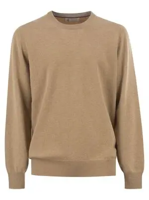 Brunello Cucinelli Pure Cashmere Crew-neck Sweater - Brown