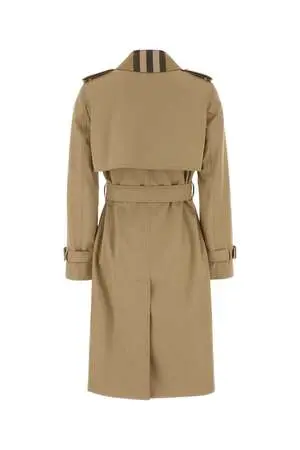 Burberry Beige Cotton Trench Coat