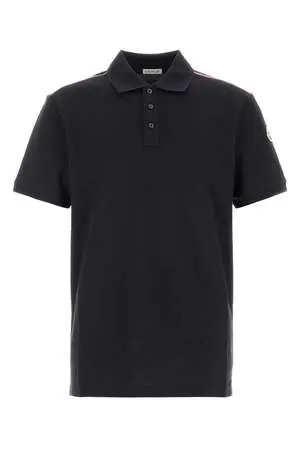 Moncler Piquet Polo Shirt - Black