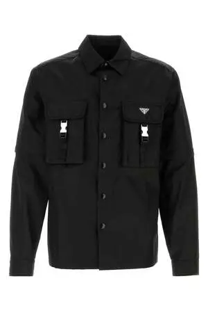 Prada Re-nylon Shirt - Black