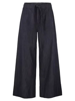 Max Mara Wide-leg Cotton Denim Trousers - Multicolor