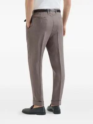 Brunello Cucinelli Linen Trousers - Multicolor
