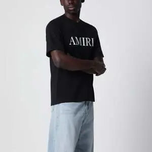 Amiri T-shirt With Logo Print - Black