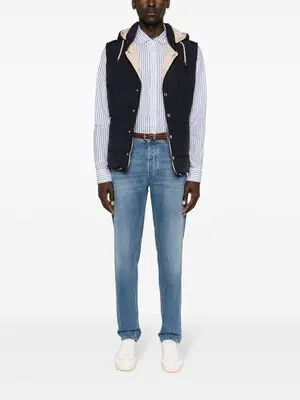 Brunello Cucinelli Slim Cut Stretch-cotton Jeans
