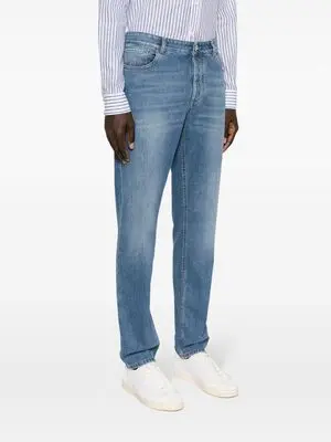 Brunello Cucinelli Slim Cut Stretch-cotton Jeans