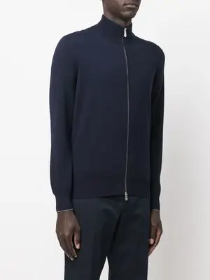 Brunello Cucinelli Cashmere Zipped Cardigan - Multicolor