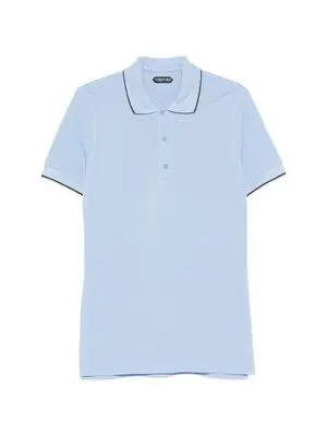 TOM FORD Piquet Cotton Polo Shirt - Multicolor