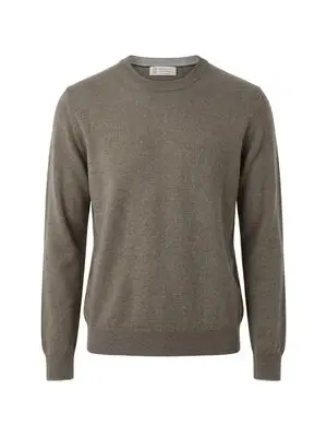 Brunello Cucinelli Cashmere Crewneck Sweater - Multicolor