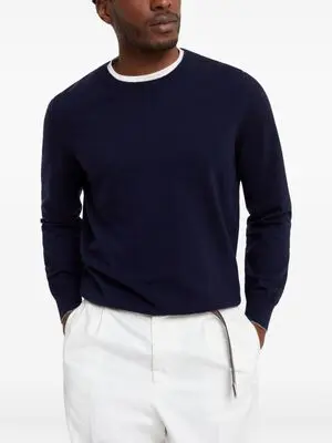 Brunello Cucinelli Cashmere Crewneck Sweater - Multicolor