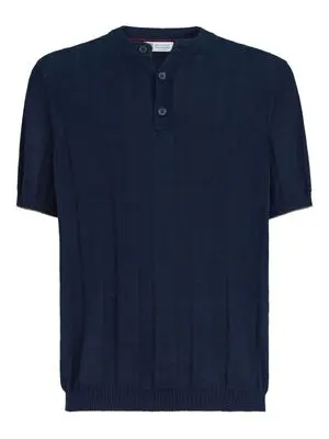 Brunello Cucinelli Linen And Cotton Blend Turtle-neck Sweater - Multicolor