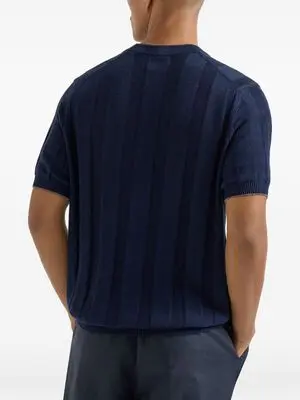 Brunello Cucinelli Linen And Cotton Blend Turtle-neck Sweater - Multicolor