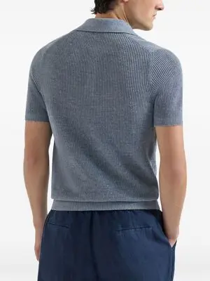 Brunello Cucinelli Linen Polo Shirt - Multicolor