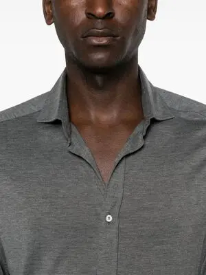Brunello Cucinelli Silk And Cotton Blend Shirt - Multicolor