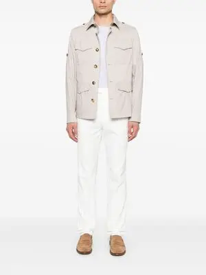 Brunello Cucinelli Cotton And Nylon Water-resistant Jacket