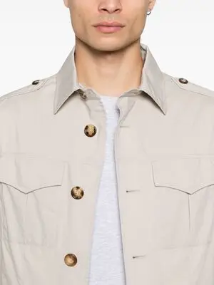 Brunello Cucinelli Cotton And Nylon Water-resistant Jacket