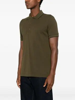 TOM FORD Piquet Cotton Polo Shirt - Multicolor