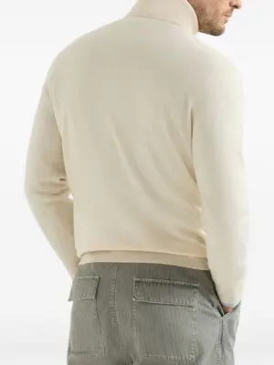 Brunello Cucinelli Cashmere Turtleneck Sweater - Multicolor