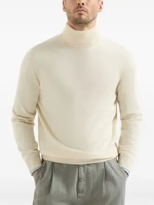 Brunello Cucinelli Cashmere Turtleneck Sweater - Multicolor