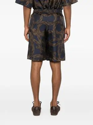 Loewe Printed Silk Shorts