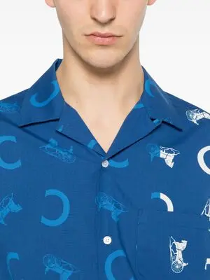 Celine Printed Bowling Shirt