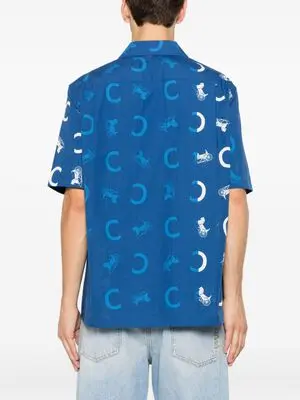 Celine Printed Bowling Shirt