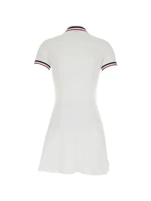 Brunello Cucinelli Short Sleeve Striped Collar Dress