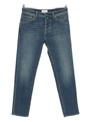 Jacob Cohen Slim Cropped Denim Jeans - Multicolor