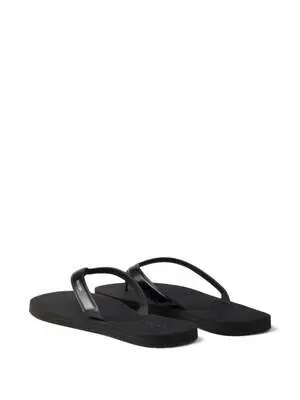 Prada Leather Thong Sandals