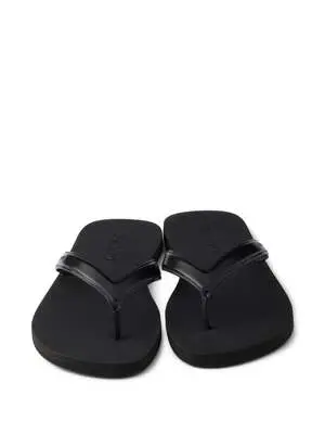 Prada Leather Thong Sandals